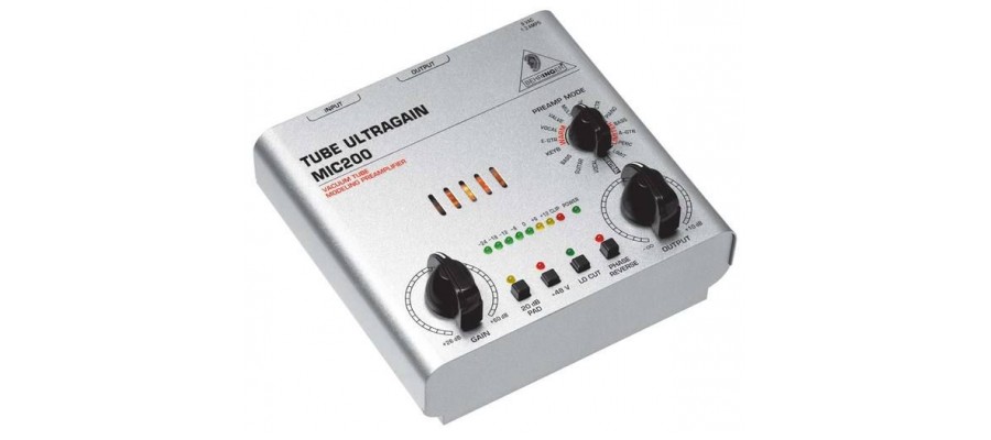 Мікрофонний підсилювач Behringer Tube Ultragain MIC200 у Дніпрі купити ...
